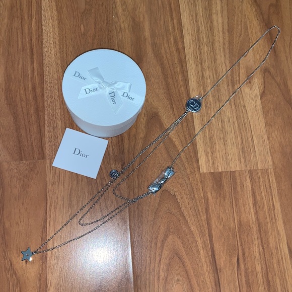 Dior | Jewelry | Brand New Dior Vip Silver Necklace | Poshmark